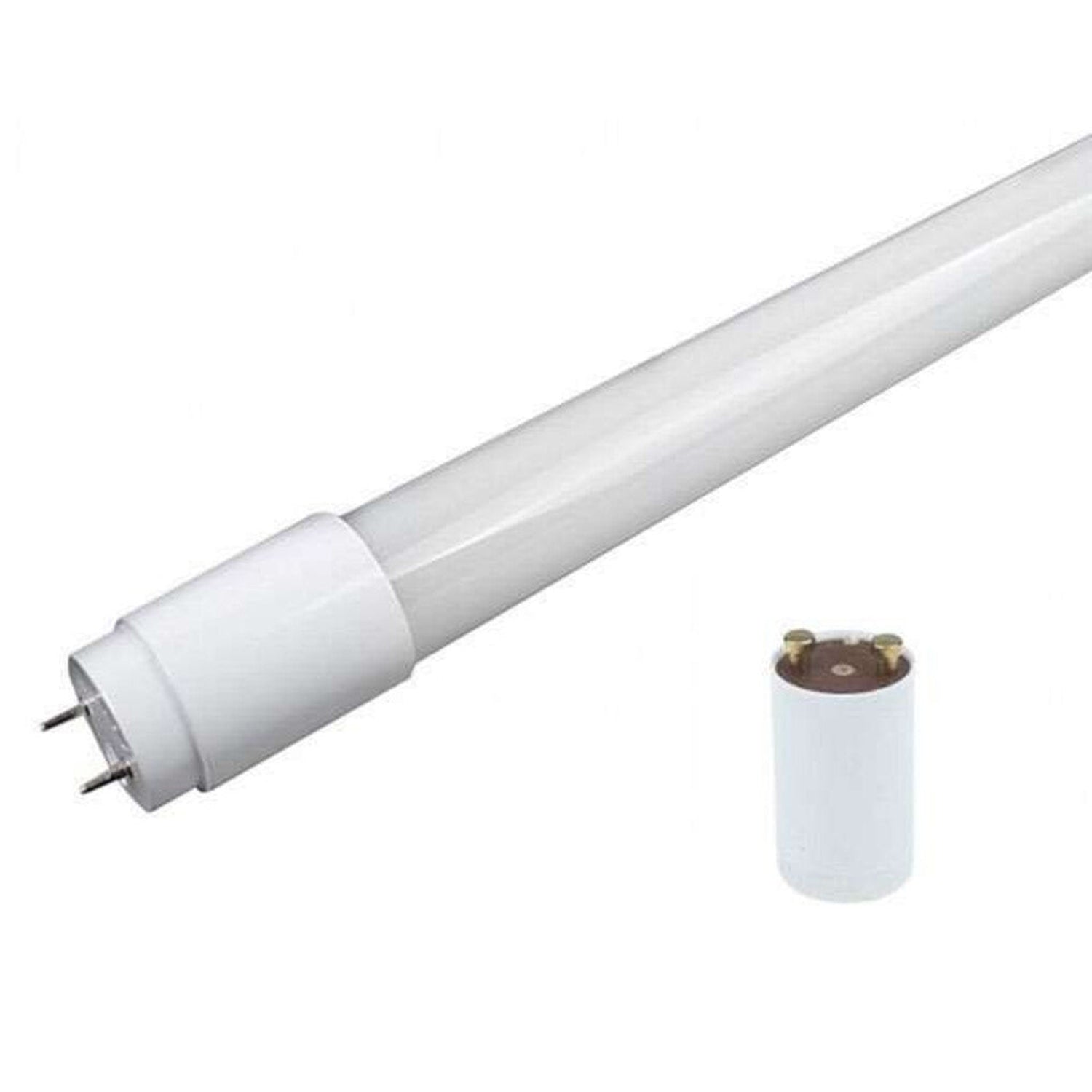 Tubo LED T8 18W 6000K Glass 1200mm Luz Fría